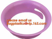 China Biodegradable Disposable Emesis Bag with Rigid Plastic Ring 165.1x381mm for sale
