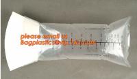 China Disposable 1000ml Emesis Vomit Bag with Rigid Plastic Ring LDPE 0.035mm for sale