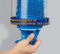 China Custom Medical Disposable Emesis Vomit Bags 1000ml 1500ml LDPE Plastic with Rigid Ring Support for sale