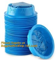 China Disposable Plastic Emesis Vomit Bag 165.1x381mm Foldable Medical Waste Bag LDPE for sale