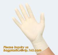 China Disposable Powdered Latex Examination Gloves 280mm Length Medical Grade S M L for sale