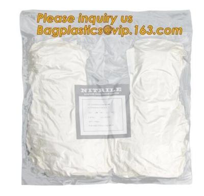 China Disposable Latex Examination Gloves Powder Free Medical Grade 280mm Length S M L for sale