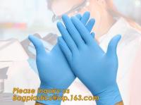 China Disposable Nitrile Gloves 4mil Thickness Medical Exam Industrial Black Gloves S M L XL for sale