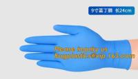China Disposable Powder Free Nitrile Gloves 4mil Thickness S to XL for Medical Exam Use for sale