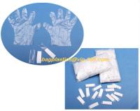 China Biodegradable Compostable Disposable PE Food Handling Gloves Clear 100pcs per Box for sale