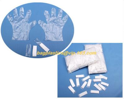 China Biodegradable Compostable Disposable PE Food Handling Gloves Clear 100pcs per Box for sale