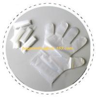 China Biodegradable Compostable Disposable PE Food Handling Gloves Clear 100pcs per Box for sale