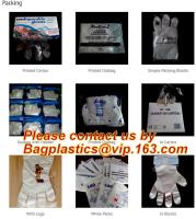 China Disposable Clear Poly Hybrid Stretch Gloves PE Food Handling 100pcs per Box for sale