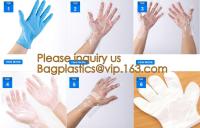 China Biodegradable Compostable Disposable PE Gloves for Food Handling Clear 100pcs per Box for sale