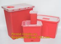 China Medical Disposable Sharp Container 30 Liter UN3291 Square Sharps Container for Medical Waste Disposal for sale