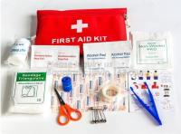 China Canvas First Aid Trauma Kit with Medical Blanket for Camping Hiking Car Family Medical Grade 100 Piece for sale