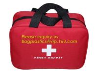 China Red pu leather waterproof mini eva first aid kit case,first aid box plastic case carrying case,Medical Multi-functional for sale
