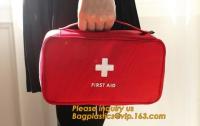 China Earthquake Survival Kit Personal Outdoor Safety Emergency Car First Aid Bag Plastic Hard Red Case 211 for sale