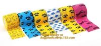 China Cotton Cohesive Bandage Self Adhesive Elastic Bandage 5cm x 4.5m Non Woven Sports Wrap for sale