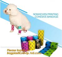 China Self-Adhesive Cohesive Bandage 5cm x 4.5m Elastic Non-Woven Sports Tape for Medical Veterinary Use for sale