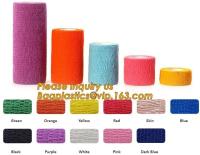 China Non Woven Elastic Cohesive Bandage 5cm x 4.5m for Sports Medical Veterinary Use for sale