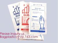 China 4 Mil Powder Free Latex Gloves Disposable Food Service Industrial Grade 9.5 Inch for sale