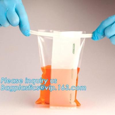 China Sterile Sampling Bags 100ml Gamma Irradiated DNase RNase Free for Lab Use for sale