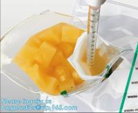 China 7x12 Inch Sterile Sampling Bag for Stomacher Lab Blender with White Block 100 Micron Thickness for sale