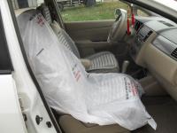 China Disposable PE Car Seat Cover 130x80cm 15micron for Auto Repair Protection for sale