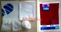 China Disposable PE Car Seat Cover 130x80cm Auto Steering Wheel Cover 5 in 1 Cleaning Kit for sale