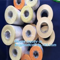 China Crepe Paper Tape Masking Film Pre-Folded Plastic Reel 330mm x 30M for Car Paint Protection for sale