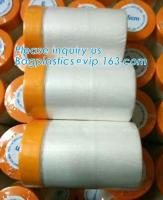 China HDPE Masking Film Roll 7-10 Mic for Paint Protection 1.1m x 20m for sale