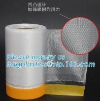 China HDPE Masking Film Roll 7-10 Mic for Paint Protection 1.1m x 20m for sale