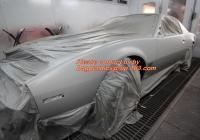 China HDPE Auto Paint Masking Film 8-11 Micron Electrostatic Car Shielding Protective Film with Paper Core for sale