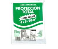 China HDPE Plastic Painter Drop Cloth 3.6m x 2.7m Disposable Protective Painting Sheet 8 Micron for sale