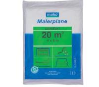 China HDPE Plastic Painter Drop Cloth 3.6m x 2.7m Disposable Protective Painting Sheet 8 Micron for sale