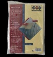 China HDPE Transparent Painter Drop Dust Sheet 95cm Width Electrostatic Car Masking Film for sale