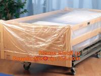 China PE Plastic Disposable Drop Cloth 4m x 5m Protective Cover Sheet for Furniture Painting for sale