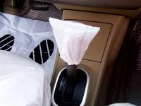 China Disposable PE Plastic 5-in-1 Car Interior Clean Kit 125x10cm Seat Cover Package for sale