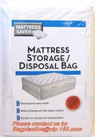 China LDPE Mattress Storage Bag 1.2m x 1.8m Clear Plastic Dust Cover for Furniture Packing for sale