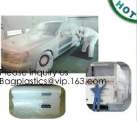 China Disposable Plastic Car Seat Covers 5 Pack 80x130cm Vehicle Protectors for Auto Repair Shops for sale