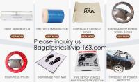 China Disposable Plastic Car Seat Covers 5 Pack 80x130cm Vehicle Protectors for Auto Repair Shops for sale
