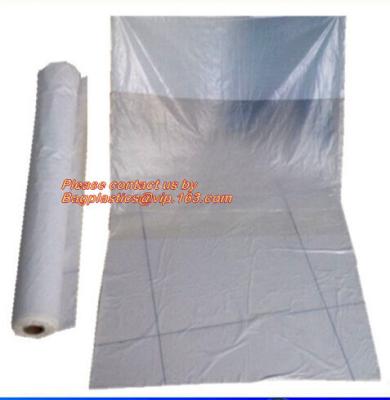 China Disposable Car Seat Cover Protector 80x130cm PE Film Waterproof Anti-Dirt for Workshop Garage for sale