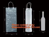 China Double Layer Air Column Bubble Cushion Bag 0.055mm Thickness Custom Size for Shockproof Packaging for sale