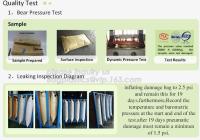 China Dunnage Air Pillow Bags for Container Packaging 0.055-0.2mm Thickness Custom Size for sale