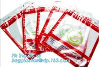 China Tamper Evident Plastic Bank Deposit Bags with Barcode QR Code 0.045mm to 0.2mm Thickness for sale