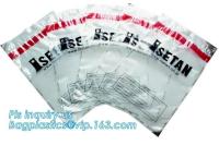 China Tamper Evident Plastic Bank Deposit Bags 0.045mm 0.2mm Custom Size Security Cash Bags for sale