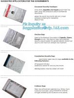 China Tamper Evident Plastic Bank Deposit Security Bags 0.045mm 5000pcs for sale