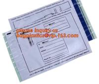 China Plastic Security Deposit Bags Tamper Evident 0.045mm 0.2mm for Bank Cash Coin for sale