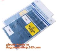 China Tamper Evident Plastic Bank Deposit Bags LDPE 100pcs Security Seal Money Bags for sale