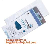 China Tamper Evident Plastic Bank Deposit Bags LDPE 100pcs Security Seal Money Bags for sale