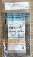 China Tamper Evident Plastic Security Deposit Bags with Sequential Numbering 10x16 Inch for sale