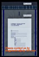 China Plastic Bank Deposit Security Bags with Tamper Evident Seal for Cash Banking 10x16 inch for sale