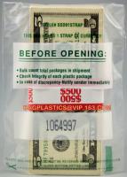 China Tamper Evident Plastic Bank Deposit Security Bags 10x16 Inch Cash Seal Envelopes for sale
