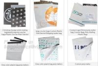 China Custom Poly Mailer Courier Bags Self Adhesive Waterproof 50-90 Micron Thickness for Shipping for sale